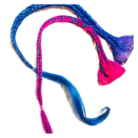 Damnation Hair | Accessories | Clip In Neon Human Hair Extensions ...